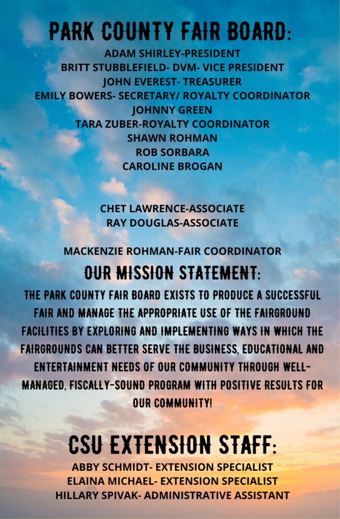 Fair Board - Park County Fair